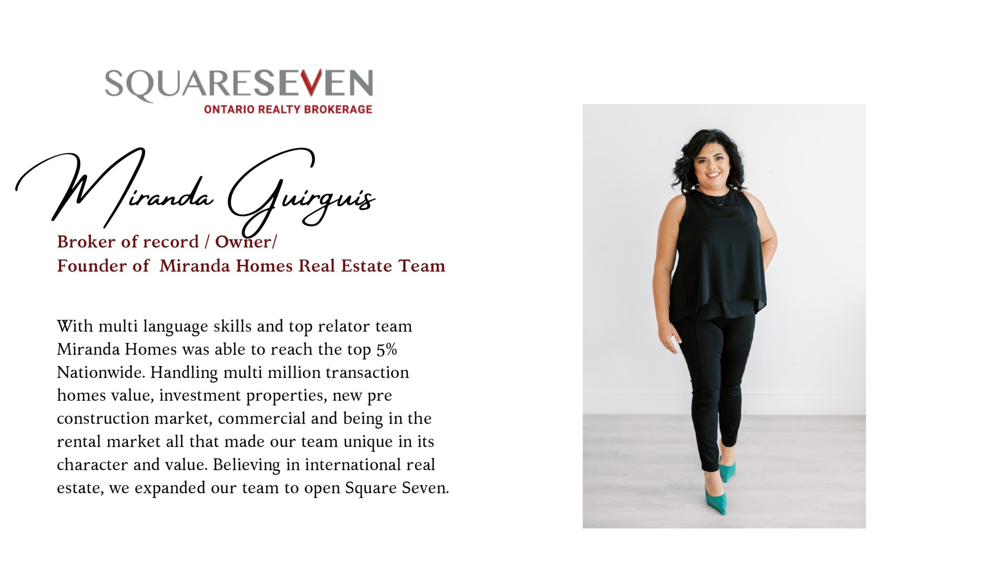 Landing Page - Square Seven International